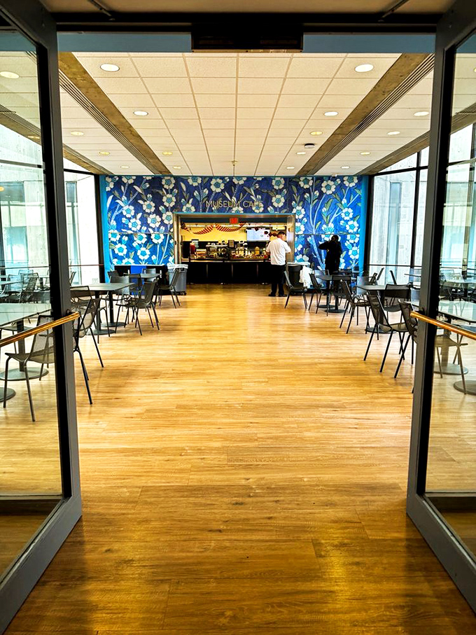 The museum caf&eacute; serves sustenance for body after you've thoroughly fed your soul.