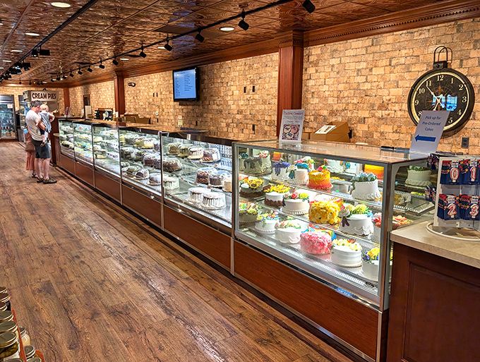 The bakery case&mdash;a glass-enclosed museum of edible art where calories don't count if you're just looking (at least that's what I tell myself).