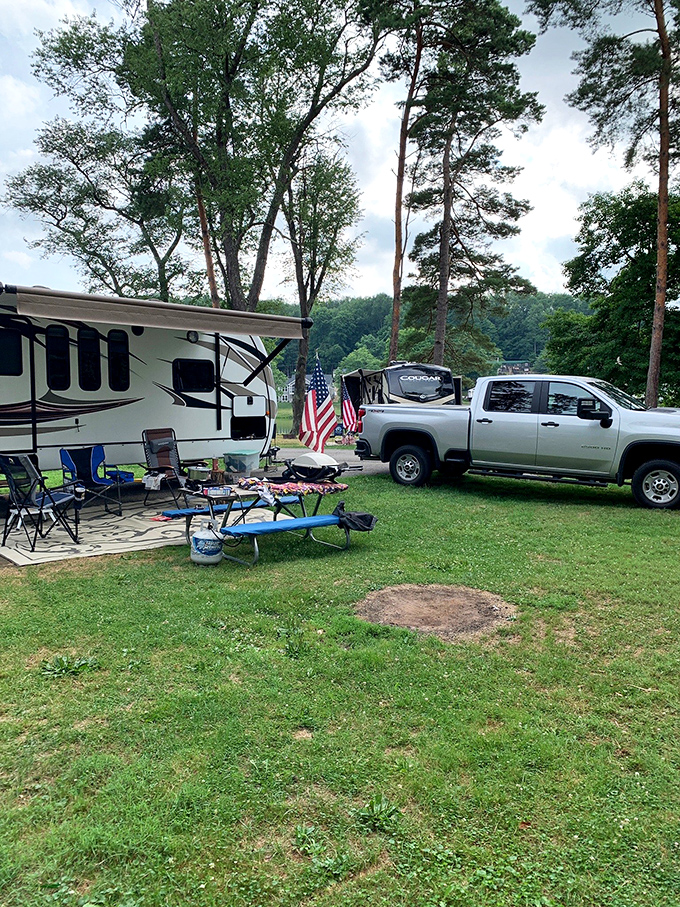 Camping spots where s'mores are mandatory and ghost stories get scarier with each telling.