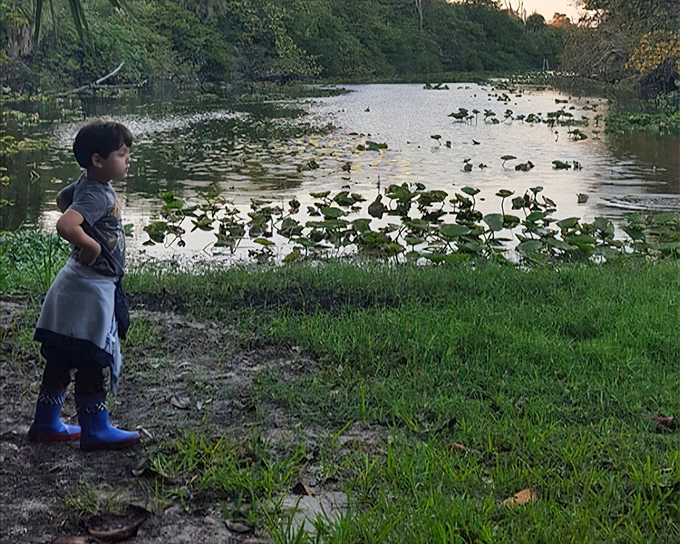 Reflections of tranquility: The park's freshwater lagoon mirrors the surrounding greenery, creating a double dose of natural beauty for lucky paddlers.