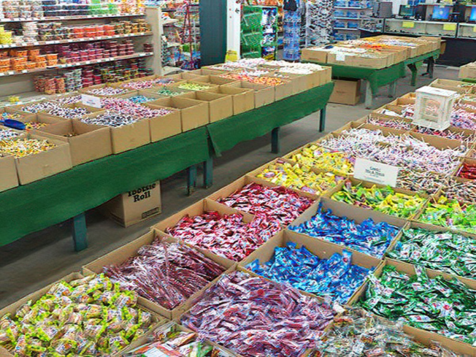 A sugar paradise that would make Willy Wonka jealous, with enough variety to satisfy your inner child and horrify your dentist.