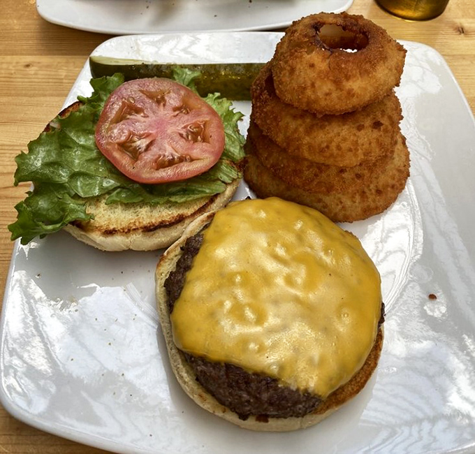 A cheeseburger that doesn't need a fancy pedigree to prove its worth&mdash;just honest ingredients speaking for themselves.