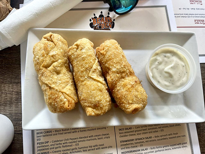 Golden-fried perfection that shatters with each bite. These aren't just appetizers—they're conversation stoppers that demand your full attention.