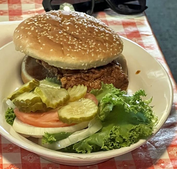 A chicken sandwich that doesn't need fancy aioli or artisanal buns to impress&mdash;just honest ingredients prepared with the respect they deserve.