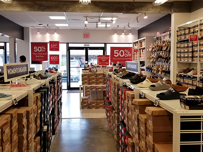 Shoe paradise where comfort meets discount &ndash; the rare retail experience where both your feet and wallet walk away happy.