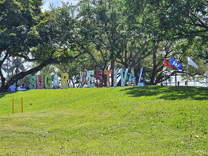 The Sugar Festival sign announces Clewiston's sweetest celebration &ndash; where the town's agricultural heritage gets the party it deserves each spring. 