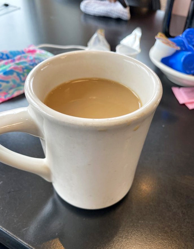 The humble diner coffee mug&mdash;holding the elixir that transforms zombies into humans every morning across America.