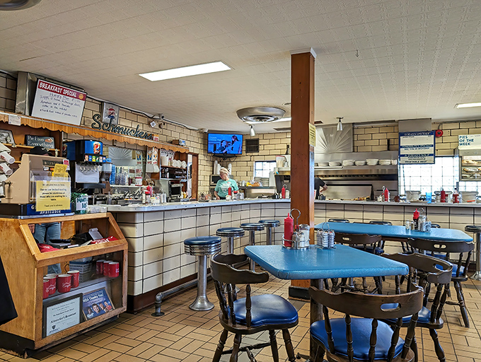 The counter &ndash; where solo diners never feel alone and the staff moves with the efficiency that comes only from experience.