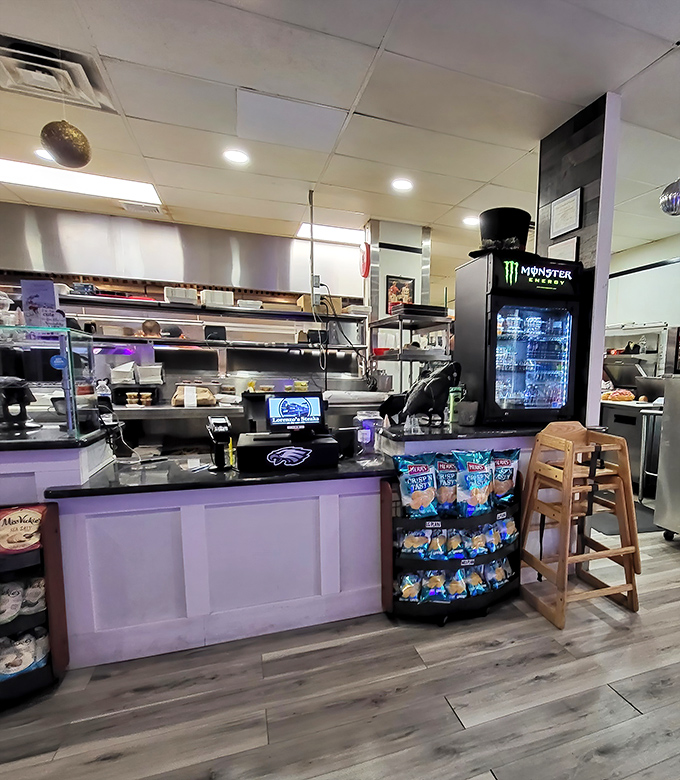 Where the magic happens &ndash; a well-organized kitchen that runs like a delicious Swiss watch.