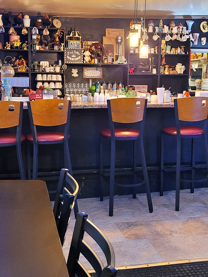 The counter where magic happens &ndash; a front-row seat to the choreographed dance of Southern hospitality in action.