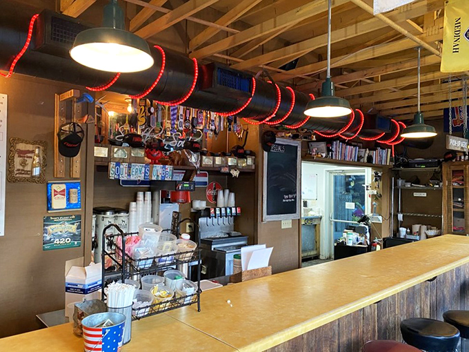 The ordering counter – where dreams are placed and barbecue fantasies become delicious reality just minutes later.