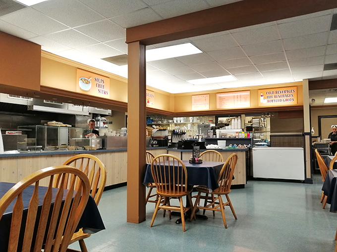 Breakfast, cold subs, hot sandwiches &ndash; the counter area promises all-day delights, but trust me, you're here for that legendary chicken pot pie.