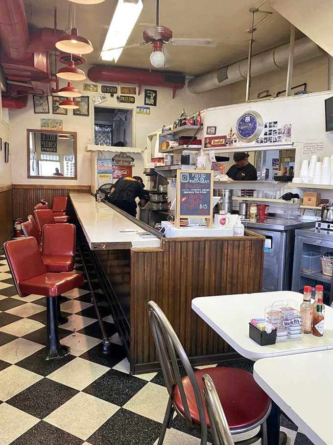 Counter seats: the VIP section of any great diner. Front-row tickets to the breakfast ballet, where coffee flows and bacon sizzles just feet away.