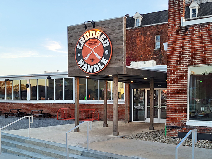 Crooked Handle Brewing proves small towns understand craft beer too&mdash;no hipster attitude required to enjoy a quality pint.