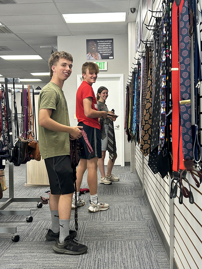 Young shoppers discovering the thrill of the find. The next generation learning that "vintage" and "awesome" are often the same thing.