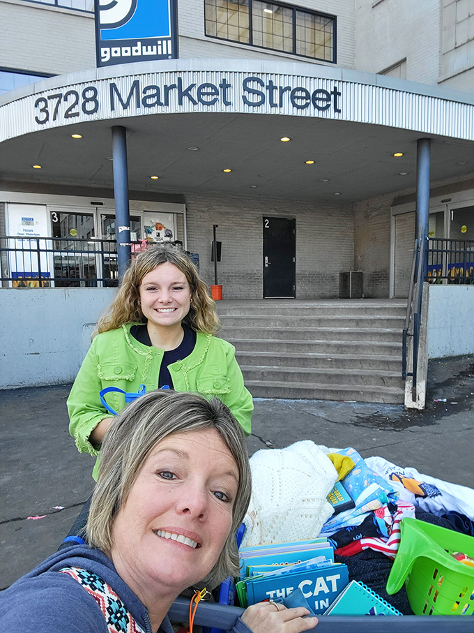 The entrance to treasure town. Those steps have felt the excited footsteps of thousands of bargain hunters heading into battle.