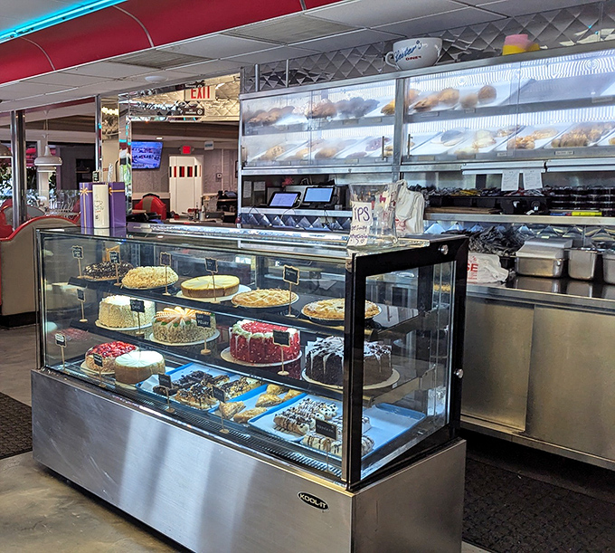 The dessert case&mdash;that glass-enclosed temple of temptation&mdash;where willpower goes to die and "I'll just have coffee" turns into "and a slice of that cake."