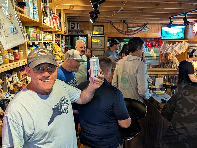 Where locals gather to share stories and cold drinks. The smiles say everything about Yanas' community spirit.