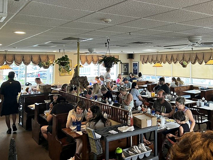 Breakfast is a communal experience at Sahara Cafe. Families and friends gathering to start their day with Ocean City's most important meal.
