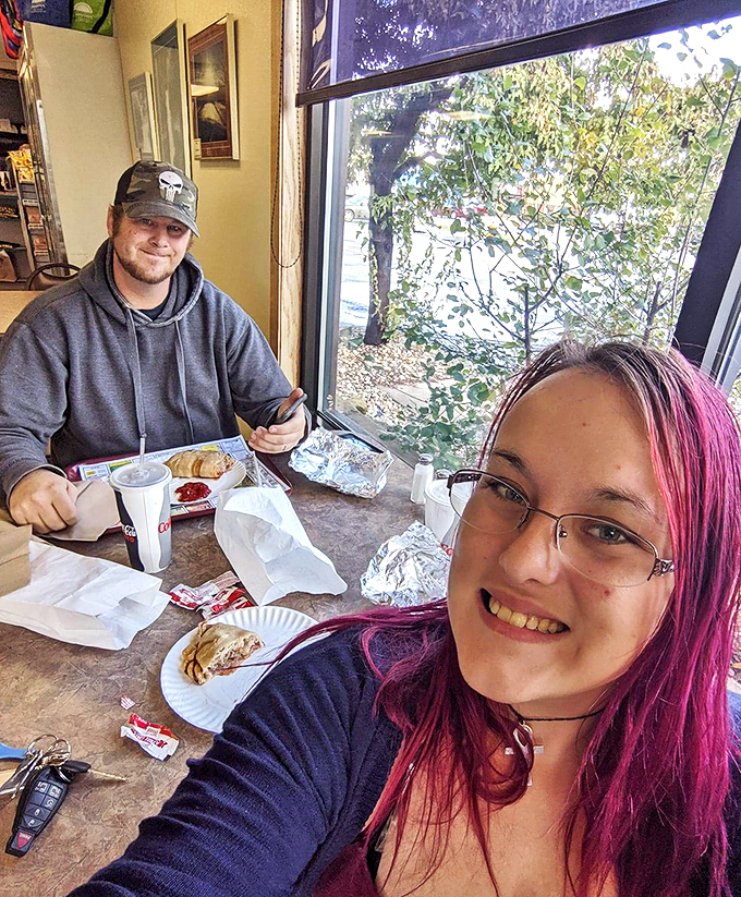 Happy customers know the secret&mdash;Dobber's pasties are worth crossing county lines for, especially when shared with friends.