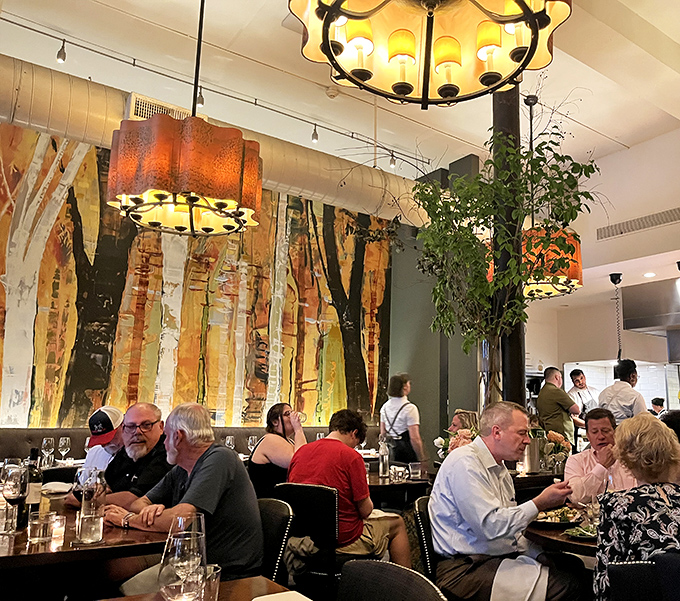 Where strangers become friends united by the universal language of "mmm." The vibrant atmosphere proves great food tastes even better in good company.