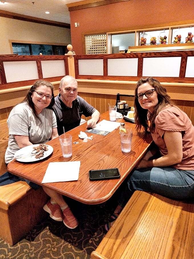 Where memories are made between bites of pie. The wooden booths have witnessed countless family celebrations and first dates.