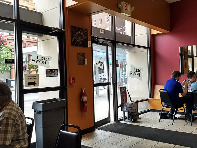 The dining area might be simple, but it's witnessed more moments of sandwich-induced joy than most five-star restaurants could ever claim.