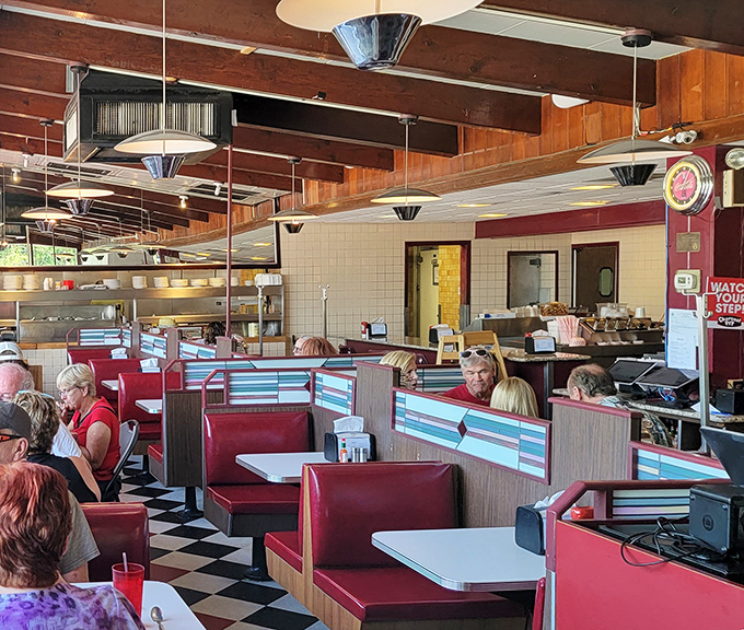 Where locals have been sliding into booths for decades, creating memories between bites of burgers and sips of hand-spun shakes.