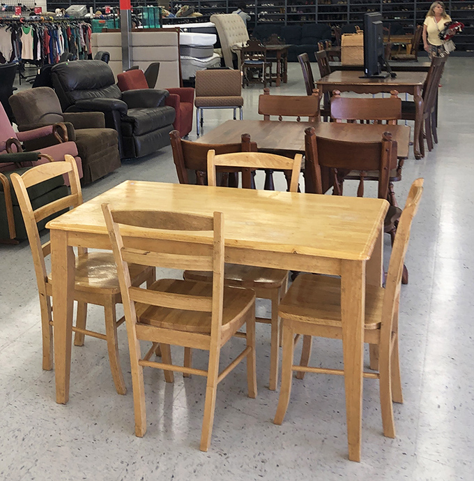 Solid wood dining sets await families who appreciate both durability and the sweet satisfaction of an incredible deal.