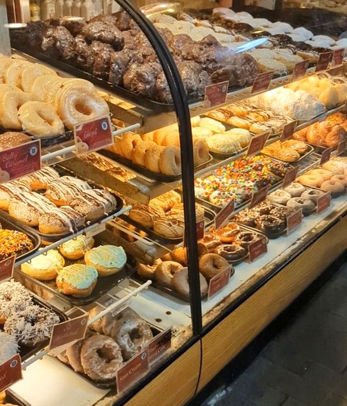 The display case &ndash; where dreams come true and diets go to die. Each shelf a different chapter in the story of sweet satisfaction.