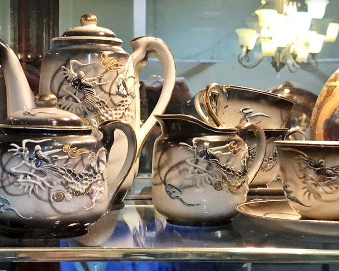 Dragonware tea set fit for royalty&mdash;or at least someone who wants to feel royal while sipping Earl Grey and watching The Crown.