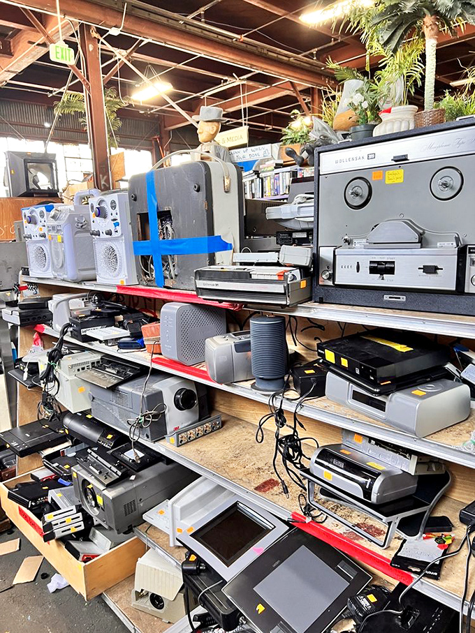 Electronics heaven for the analog enthusiast. One man's obsolete technology is another's vintage audio nirvana.
