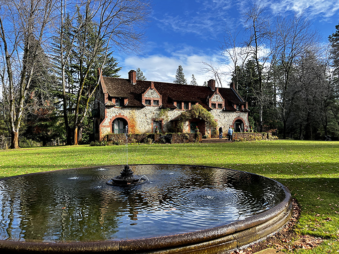 Empire Mine's stone cottage looks like it was plucked from an English countryside and dropped into California's gold country.