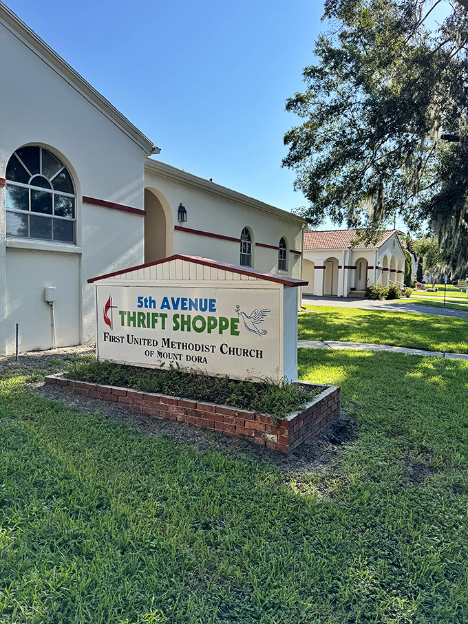 The 5th Avenue Thrift Shoppe proves that Mount Dora's charm extends beyond downtown, offering bargain hunting with a side of community spirit.