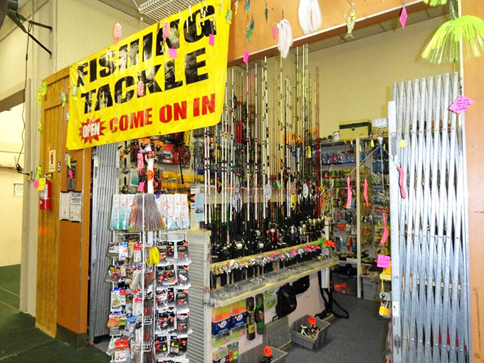 Fishing Tackle announces itself with the subtlety of a carnival barker &ndash; a wonderland for anglers who believe the best catch is a great deal.