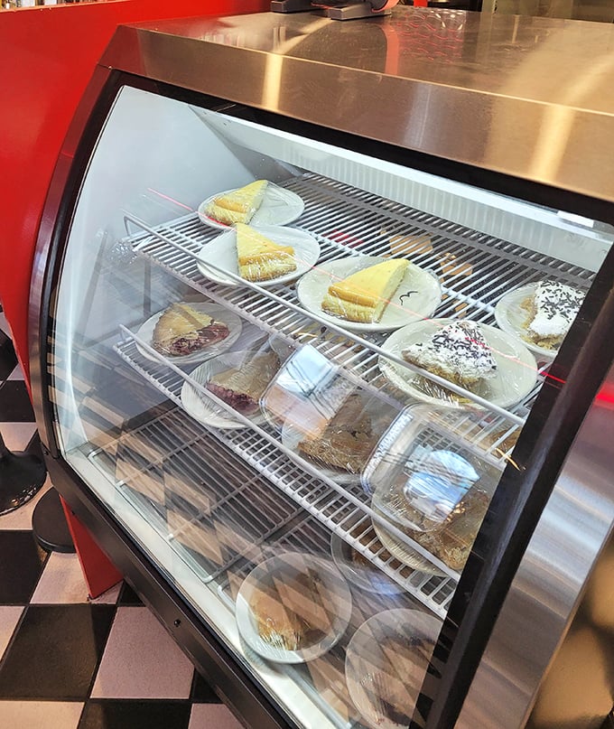 The dessert case&mdash;where willpower goes to die and diet plans are forgotten in favor of homemade pie and cake temptations.