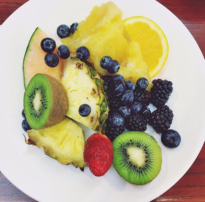 Nature's candy arranged with care&mdash;fresh berries, tropical kiwi, and pineapple that remind you why fruit deserves a place at the table beyond health considerations.