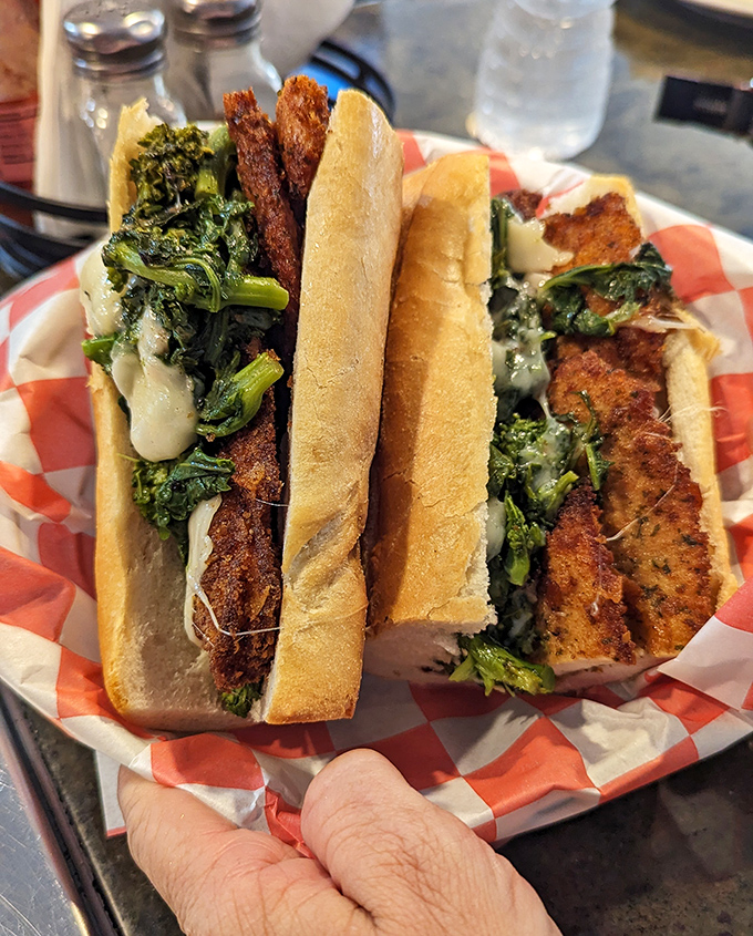 The chicken cutlet and broccoli rabe hoagie &ndash; a sandwich so perfect it should have its own theme music.