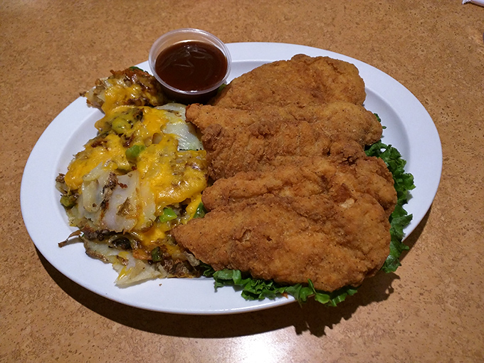 Fried to golden perfection, this crispy fish makes you wonder why we don't start every day with something this gloriously crunchy.