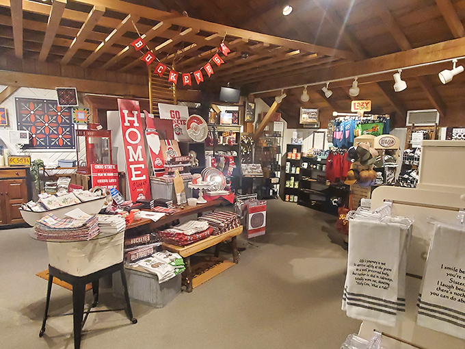 The gift shop&mdash;where you can buy souvenirs to remember your meal by, as if your expanded waistline wasn't souvenir enough.