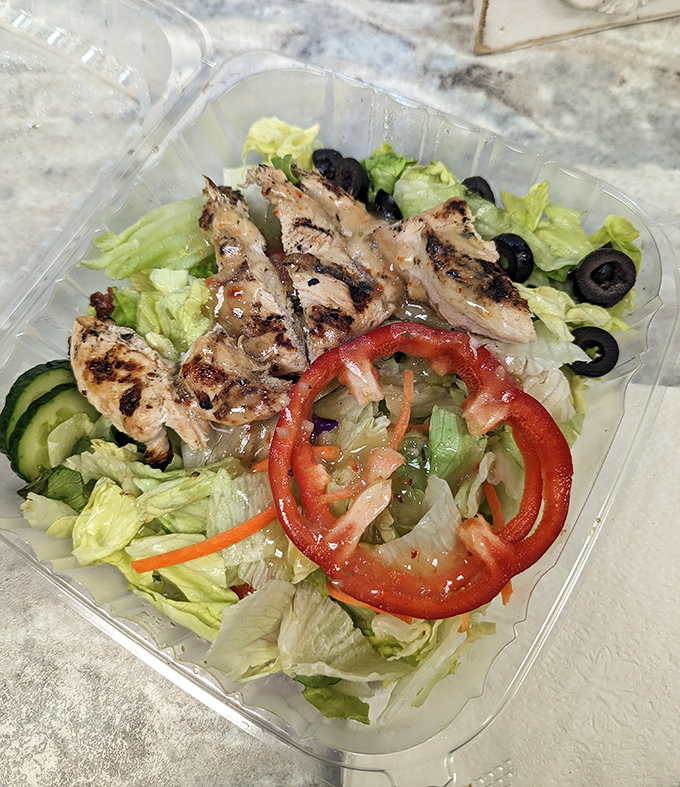 This Greek salad proves Smallman doesn't just do sandwiches. Fresh, vibrant, and the perfect counterpoint to all that glorious deli meat.