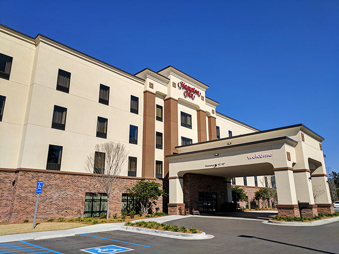 Hampton Inn Summerville stands ready to welcome weary travelers who've exhausted themselves shopping, eating, and pretending not to be tourists.
