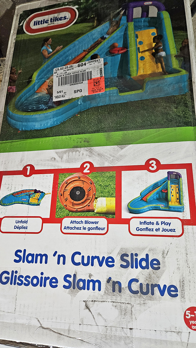 Little Tikes water slide at a price that makes summer splashing affordable. The kids will think you're a hero; your budget will know you're a genius.