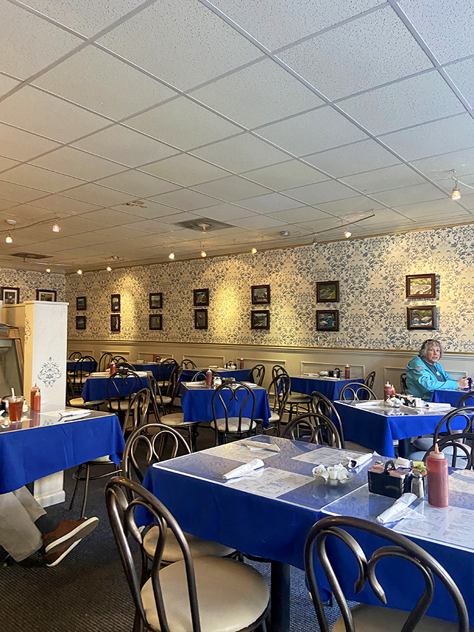 The interior's thoughtful design balances cozy with spacious, ensuring your breakfast experience isn't cramped but remains delightfully intimate.