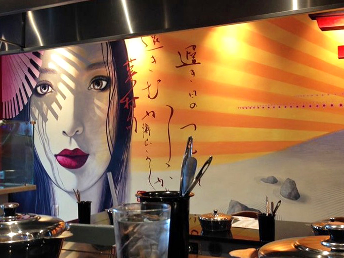 Vibrant murals transport you from Virginia to Japan faster than any airplane. No passport or jet lag required.