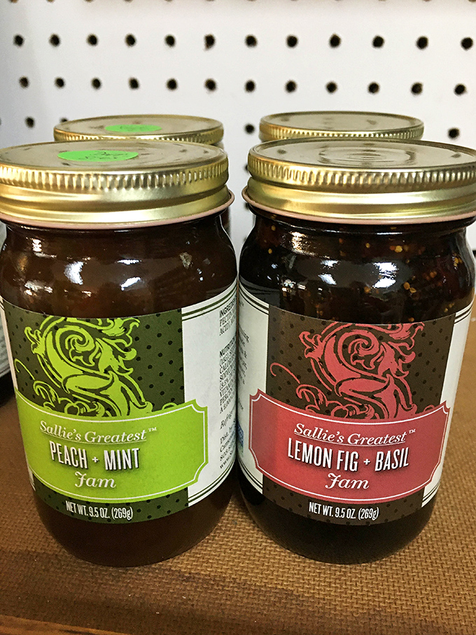 Sallie's Greatest jams&mdash;where peach meets mint and figs dance with basil. Mason jars of Southern ingenuity worth fighting your siblings for.