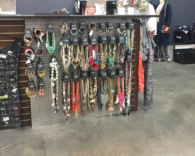 Jewelry displayed like an art installation&mdash;proof that accessorizing brilliantly doesn't require emptying your savings account.