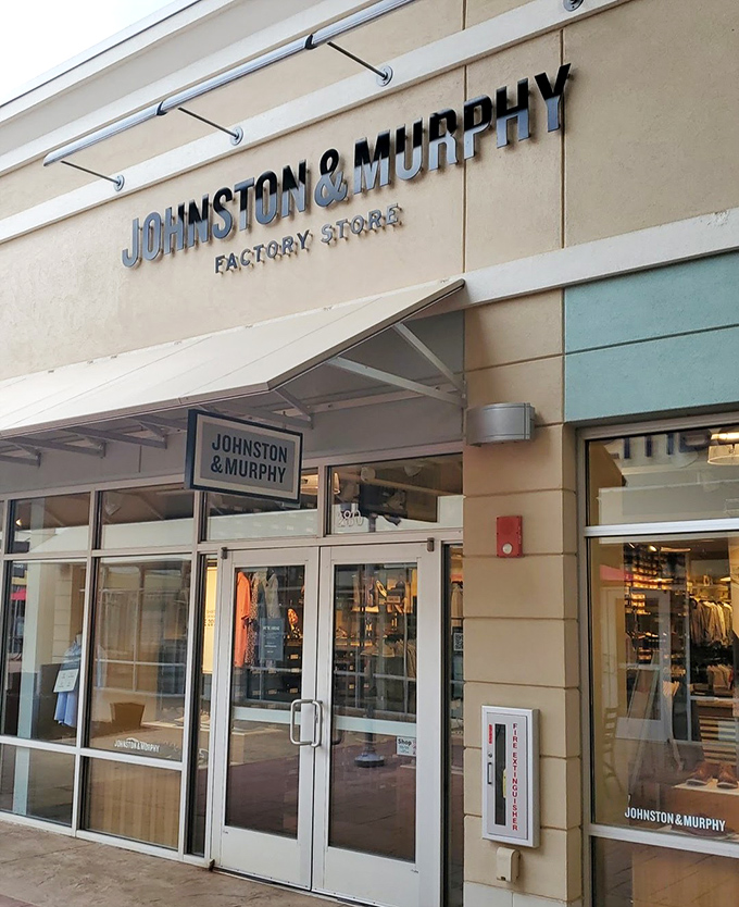 Sophisticated style meets sensible savings. Johnston & Murphy brings its legendary craftsmanship to the outlet world, proving good taste doesn't require a trust fund.