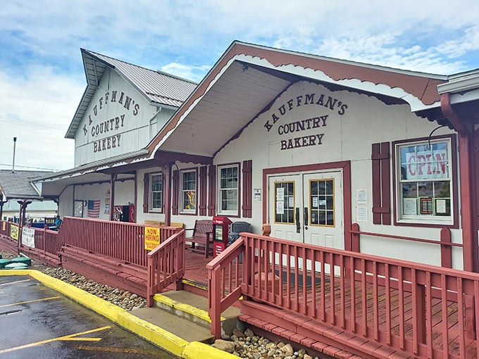 Kauffman's Country Bakery stands as a shrine to butter, sugar, and flour&mdash;the holy trinity of comfort food. That red porch has witnessed countless sugar-fueled smiles.
