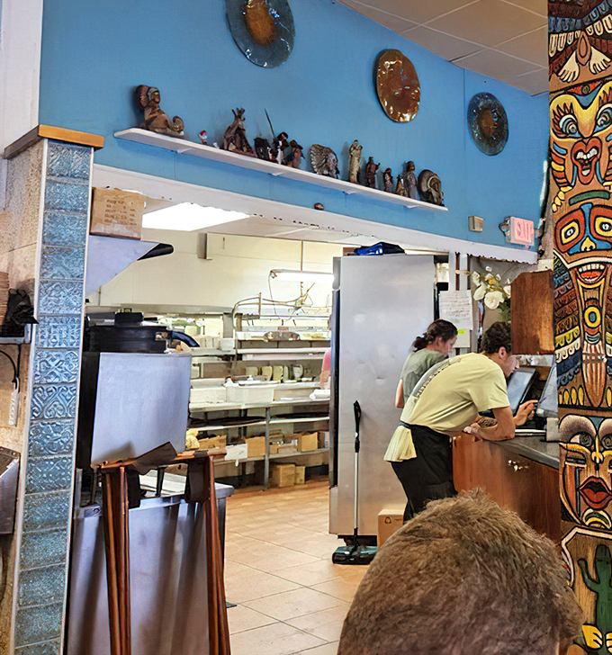 A glimpse into the kitchen sanctuary where breakfast magic happens&mdash;stainless steel, efficiency, and the promise of perfectly cooked eggs.